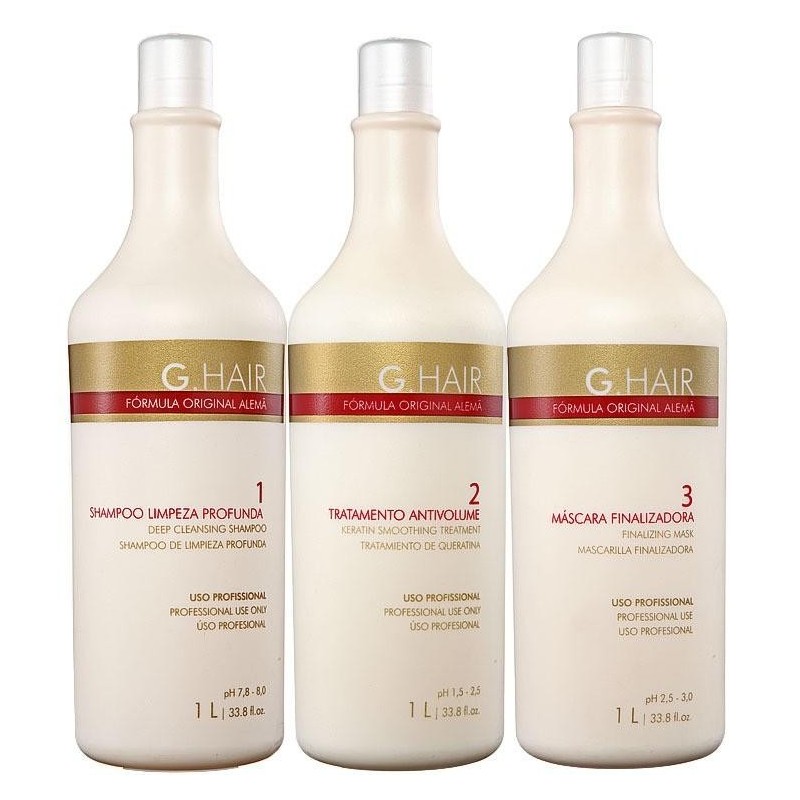 INOAR G HAIR Progressive brush keratin german formul traitement KIT 34 ...